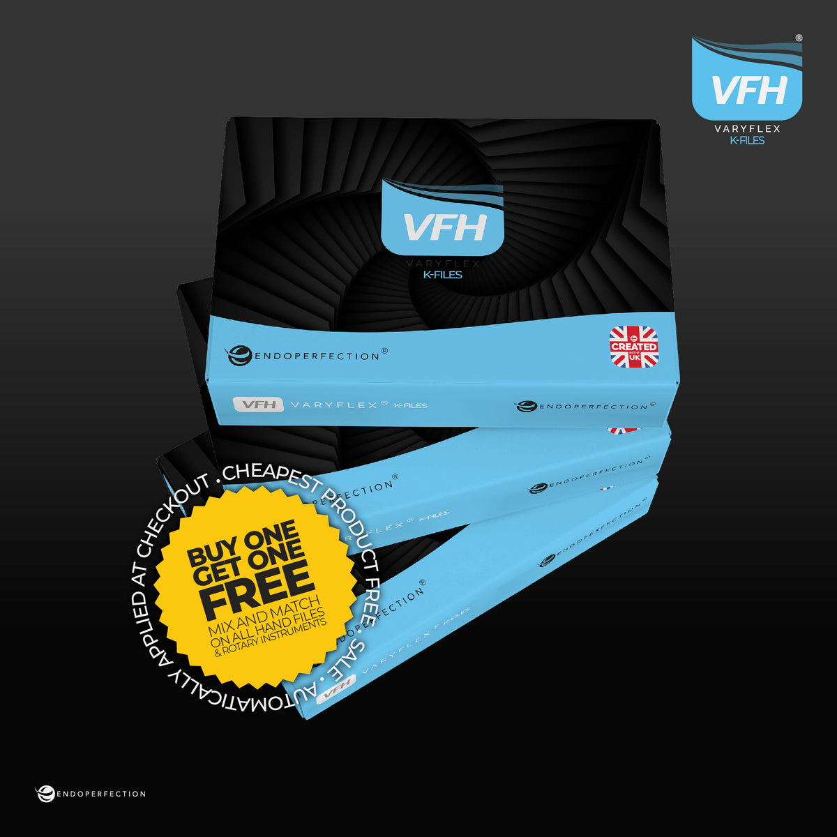 K-Files | VaryFlex SSt Sterile Hand File | Endoperfection