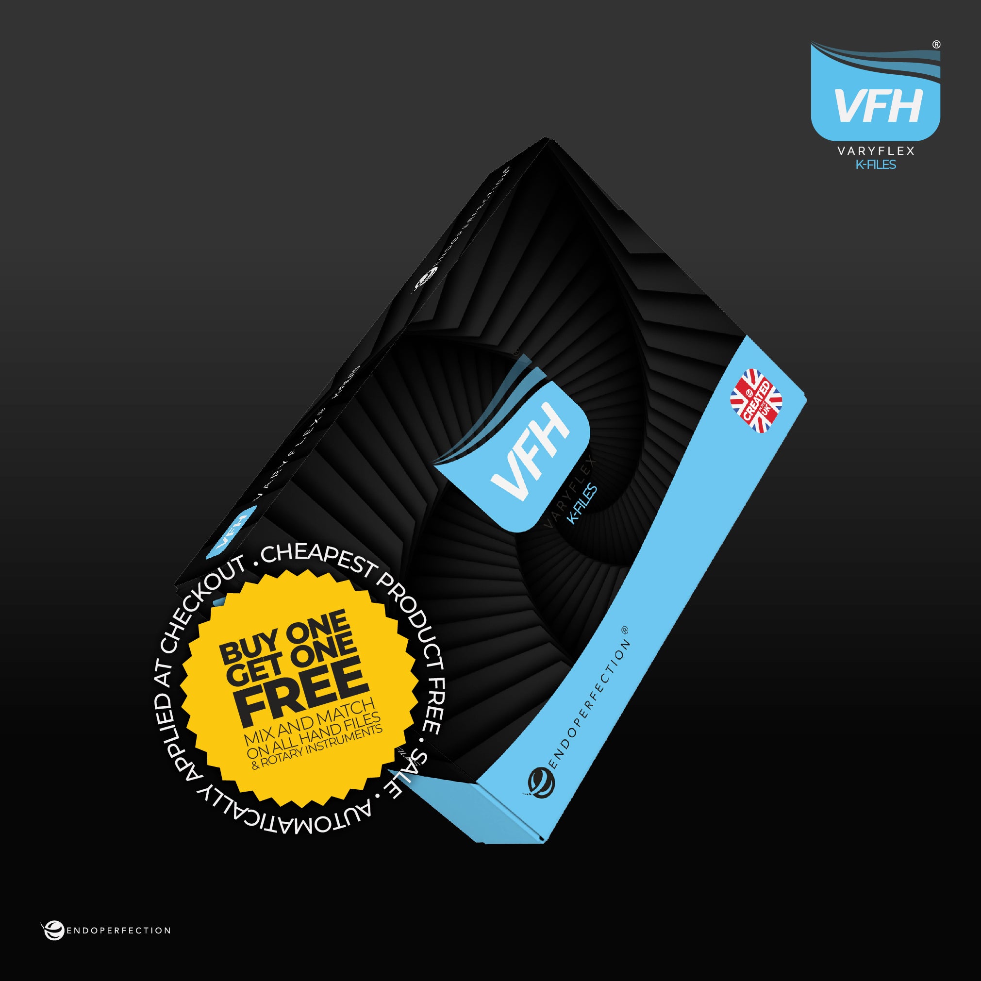 K-Files | VaryFlex SSt Sterile Hand File | Endoperfection