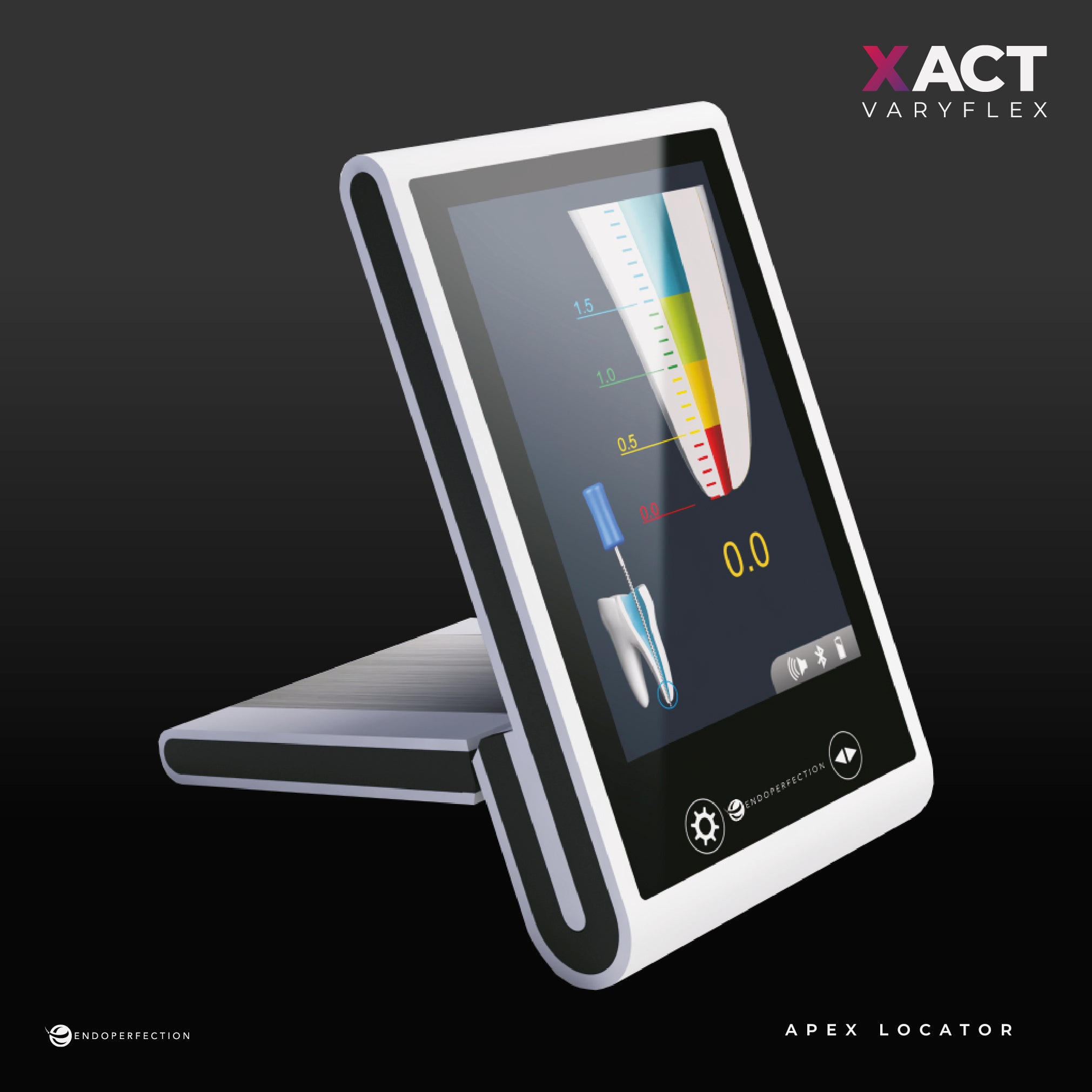VaryFlex XACT Apex Locator with Colour LCD & Touch Control | Endoperfection