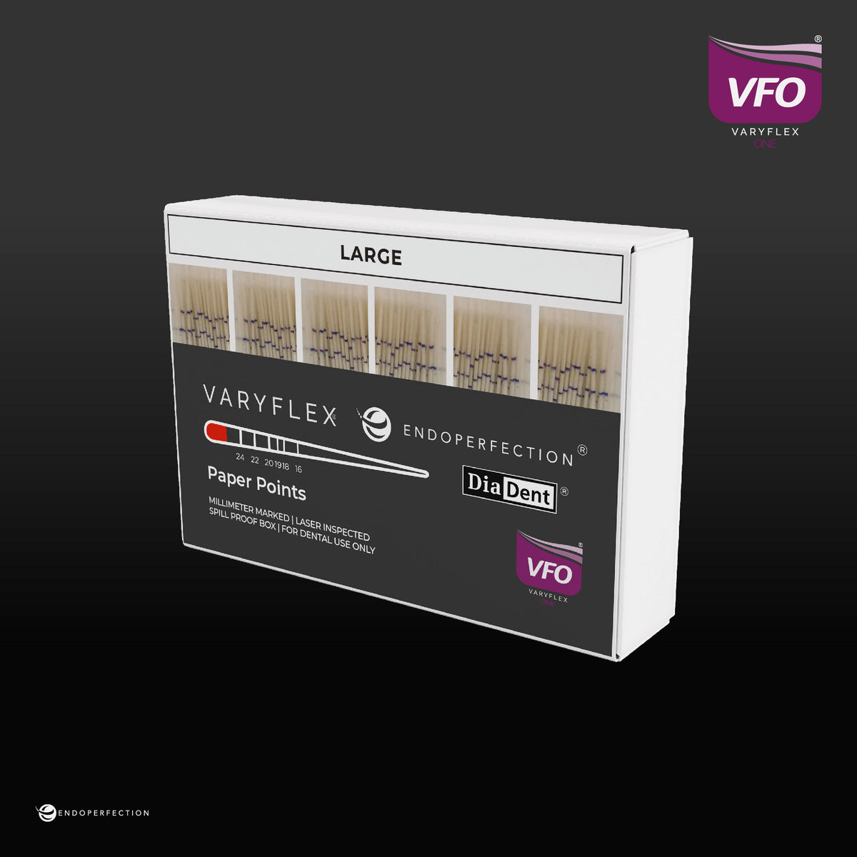 DiaDent Matching Paper Points For VaryFlex VFO One | Endoperfection