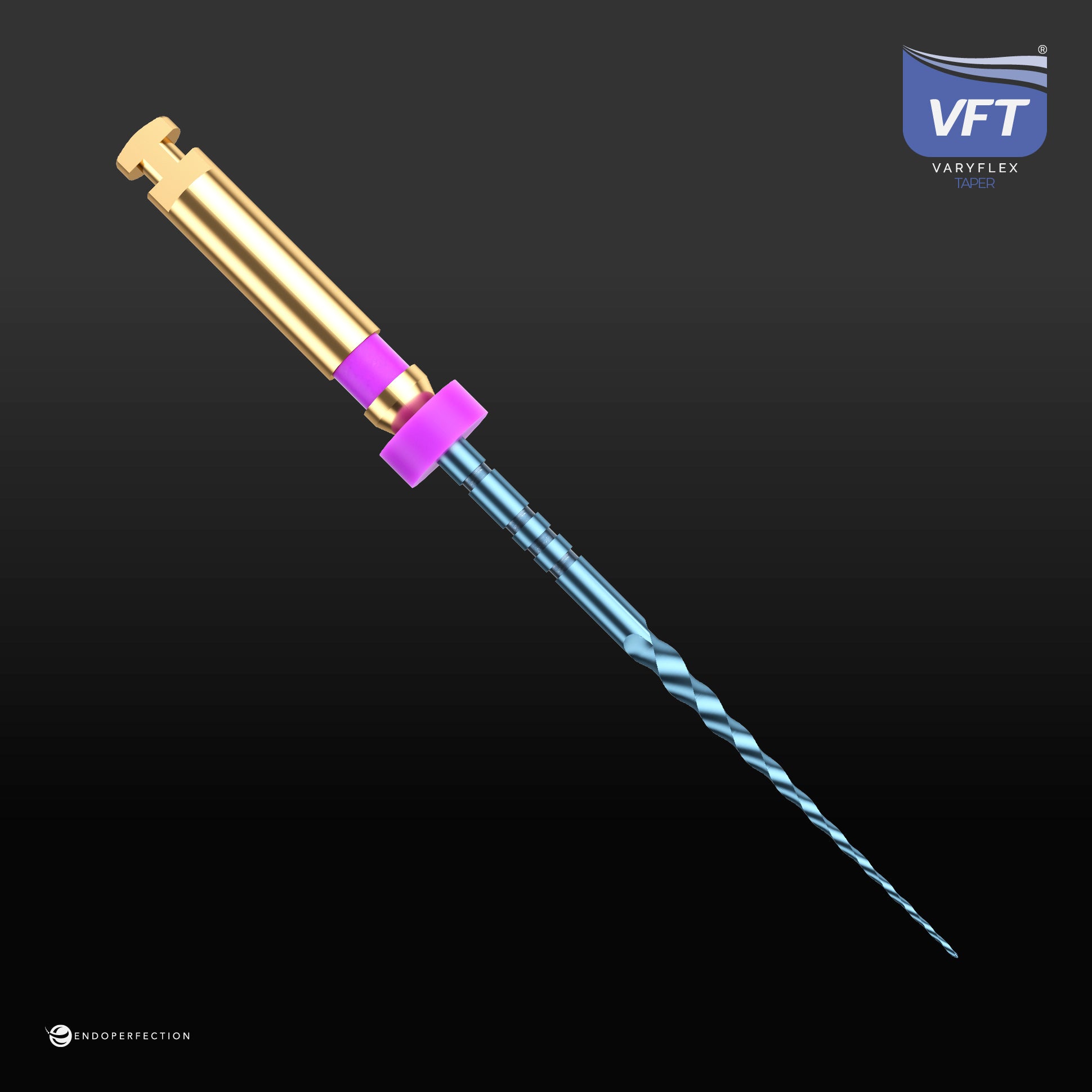 VaryFlex VFT Taper | Sterile Variable Taper Rotary File | Endoperfection